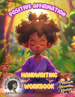 Positive Affirmation Handwriting Workbook 44 Pages Digital Download ...